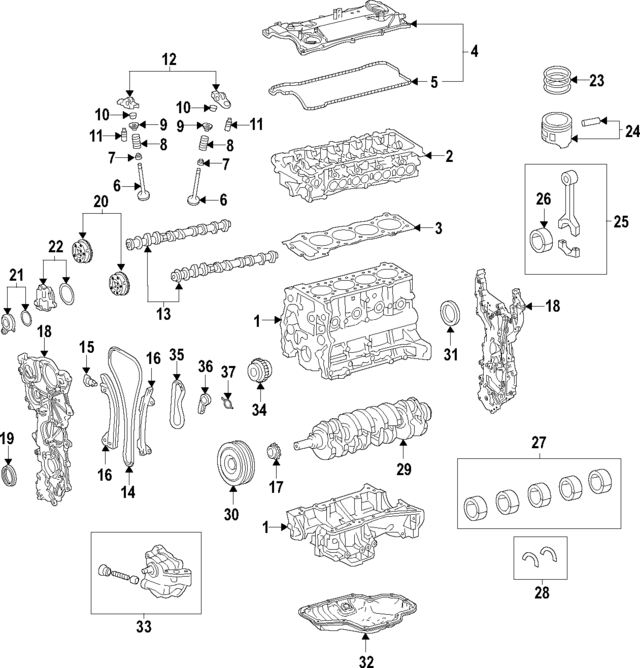 2021-2024 Lexus Engine Camshaft 13502-F0010 | OEM Parts Online
