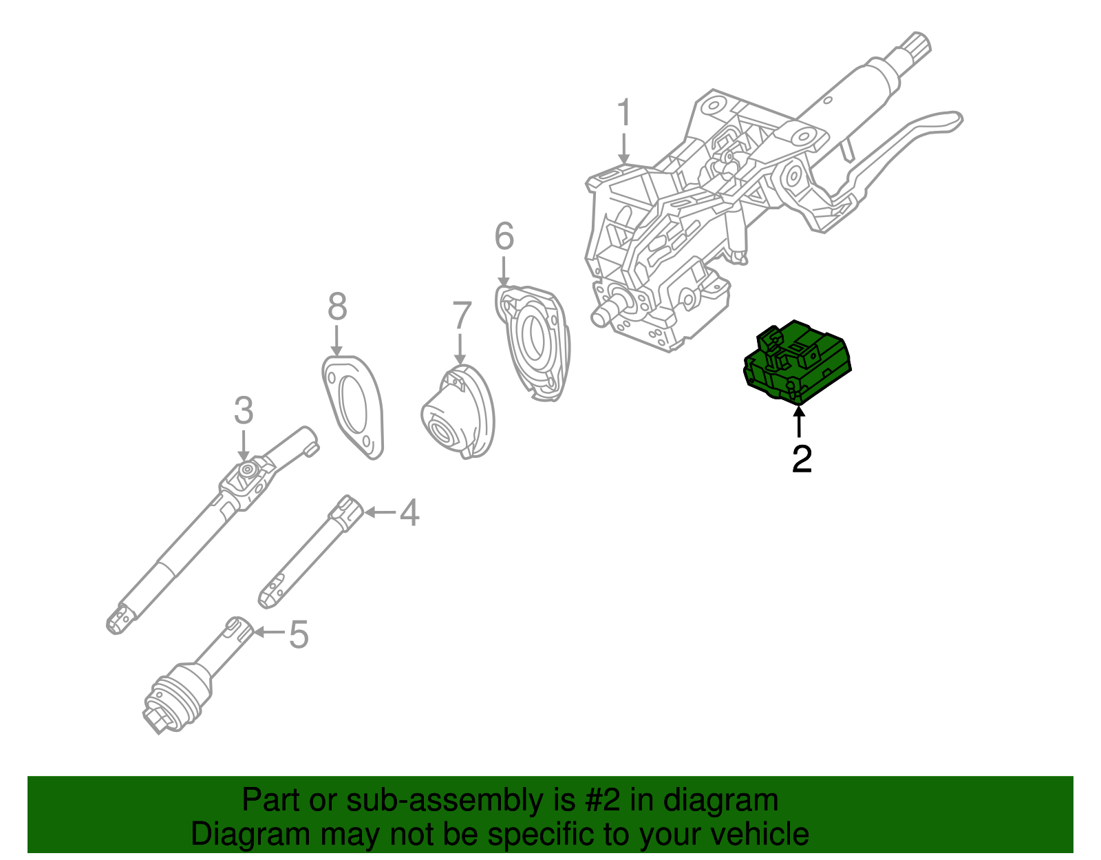 39124296 - Steering Column Lock Control Module 2018-2025 GM | Big 3 ...