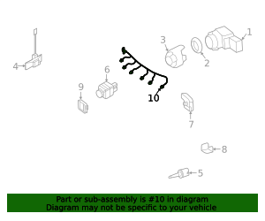 1675402037 - Parking Aid System Wiring Harness 2020-2023 Mercedes-Benz ...