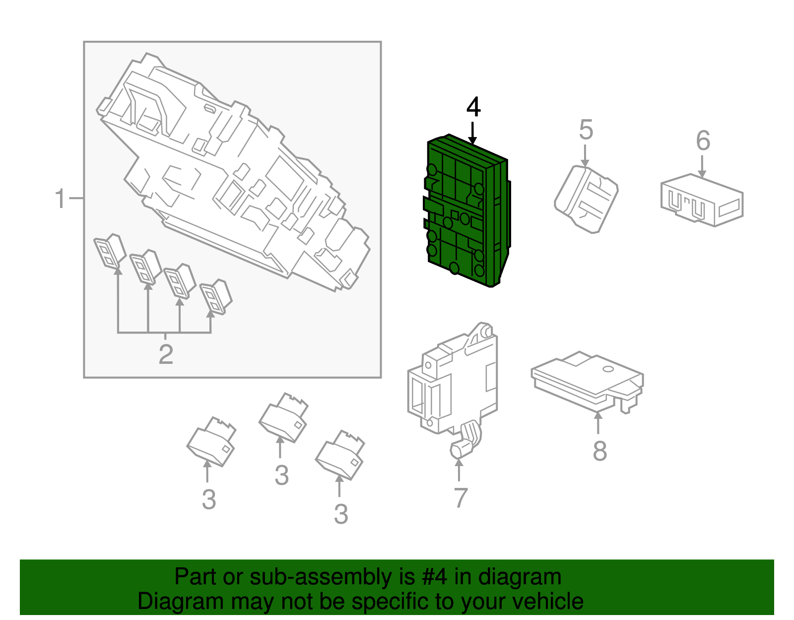 38809-TLC-A21 - Module Unit Body Control (Rewritable) - 2020 Honda CR-V ...