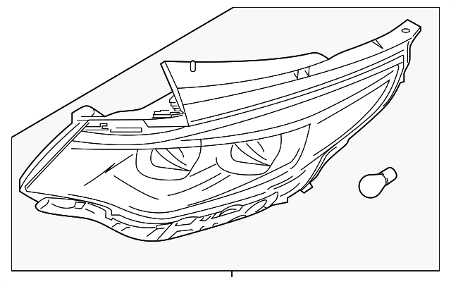 92102-D5500 - Composite Assembly 2019-2020 Kia Optima | Kia.Parts Store