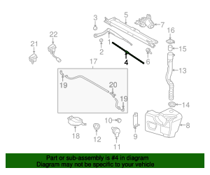 Genuine Wiper Blade for 2005-2016 Land Rover | Land Rover Part ...
