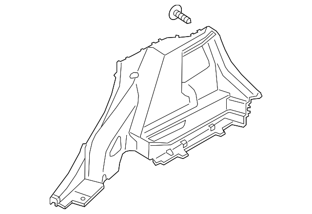 2018-2021 Hyundai Kona Lower Quarter Trim 85740-J9100-TRY | World OEM ...