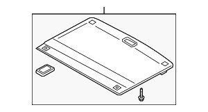 2018-2021 Hyundai Floor Cover 85720-J9000-TRY | OEM Hyundai Parts