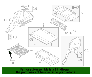 2017-2024 Hyundai Cargo Net Hook 85784-29620 | OEM Parts Online