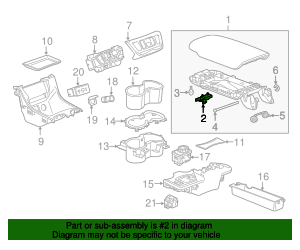 2018-2020 GM Armrest Assembly Latch 84292234 | GMPartsDirect.com