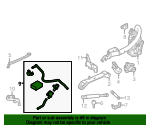 Genuine BMW 54-37-7-187-745 | Convertible Top Stowage Compartment Drain ...