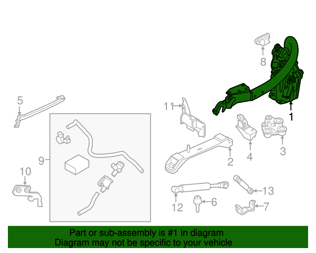 54375a19ab2 - Set For Rear Kinematics 549900 (54-37-5-A19-AB2) | BMW of ...