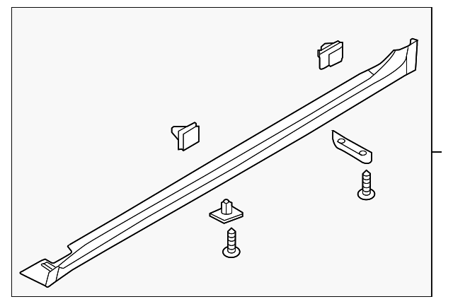 87751-A8220 - Rocker Molding 2017-2020 Kia Optima | Kia.Parts Store