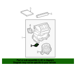 87138-02110 - HVAC Blower Motor Resistor (Lower) 2009-2019 Toyota ...
