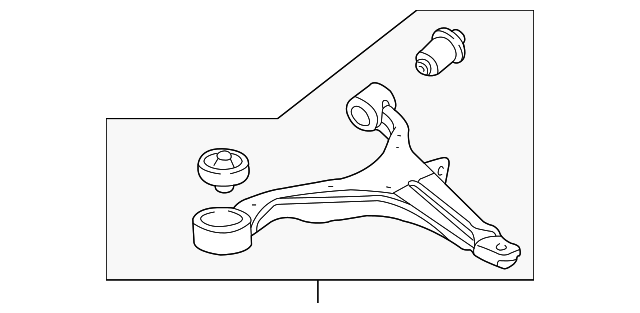 2005-2006 Honda CR-V Lower Control Arm 51350-S9A-A11 | Honda Factory Parts