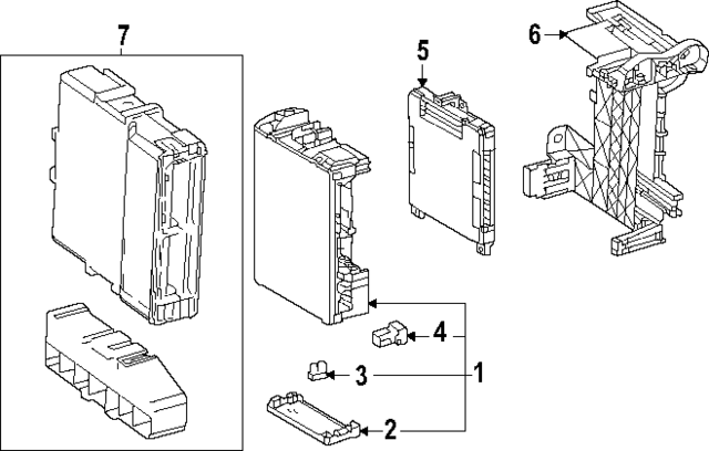 2023-2024 Toyota Crown Body Control Module 89980-30200 | Toyota Parts ...
