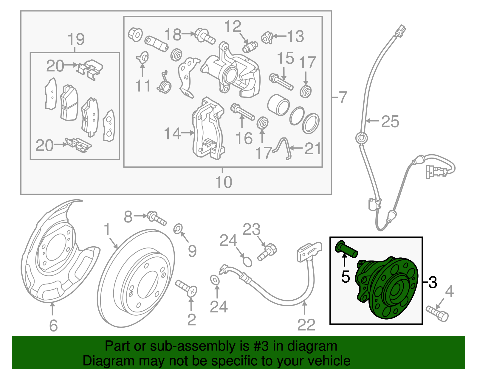 52730-G2000 - Hub Assembly 2017-2022 Kia Niro | Kia.Parts Store