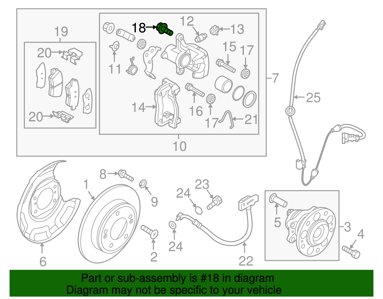 2001-2025 Kia Guide Pin Bolt 58163-33000 | TascaParts.com
