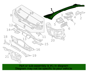 2023 Volkswagen ID.4 Cowl Grille 11K-819-403-9B9 | OEM Parts Online