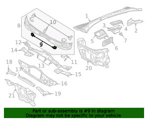 2021-2023 Volkswagen ID.4 Cowl Panel Holder 11A-805-328 | OEM VW Parts Haus