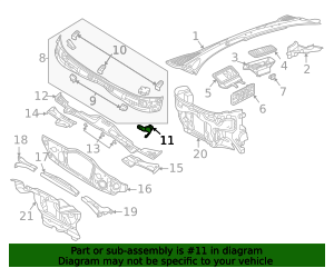 2021-2023 Volkswagen ID.4 Mount 11A-804-413-A | QuirkParts