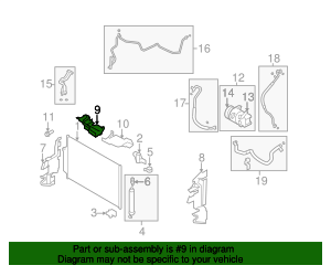 2009-2014 Nissan Upper Seal 92182-1AA0C | Temecula Nissan Parts