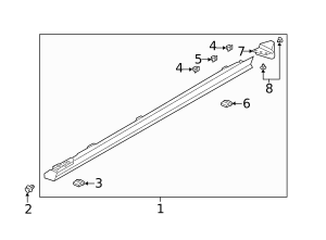 2019-2023 Mazda Stone Deflector Rivet BCJH-51-833 | Mazda-Parts