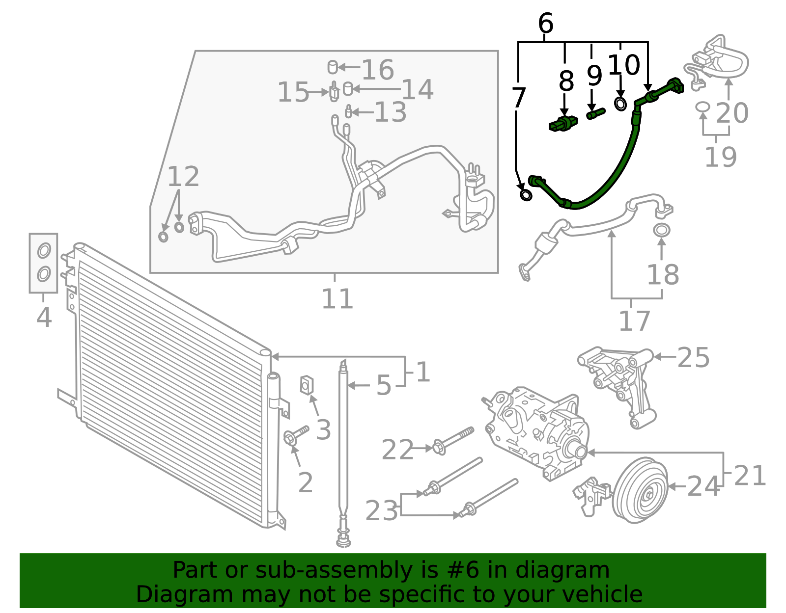 L1MZ-19972-AA - Discharge Hose 2020-2024 Ford Explorer | Ford Parts Direct