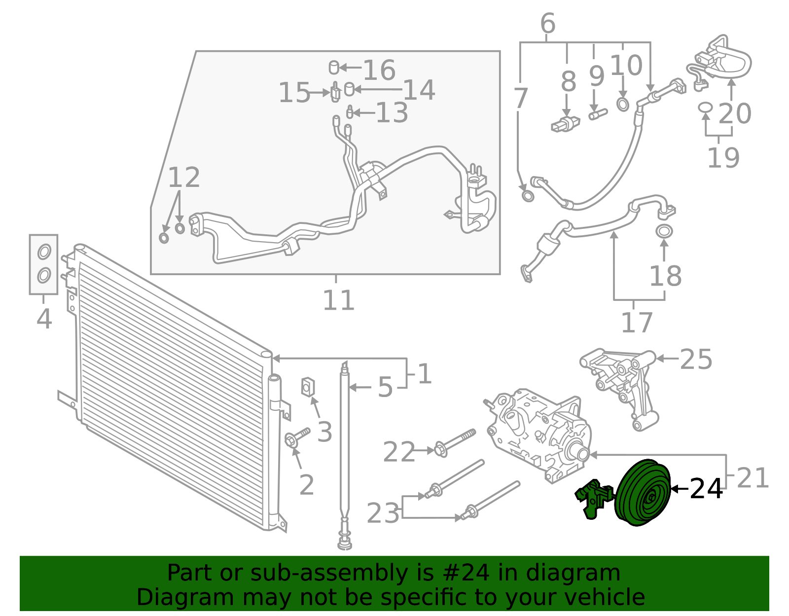 2020-2025 Ford Explorer Clutch & Pulley L1MZ-19D786-F | Varsity Ford