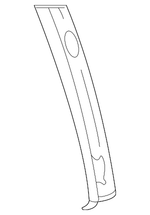 1996-2023 GM Body Side Front Window Divider 25735850 | GMPartsDirect.com