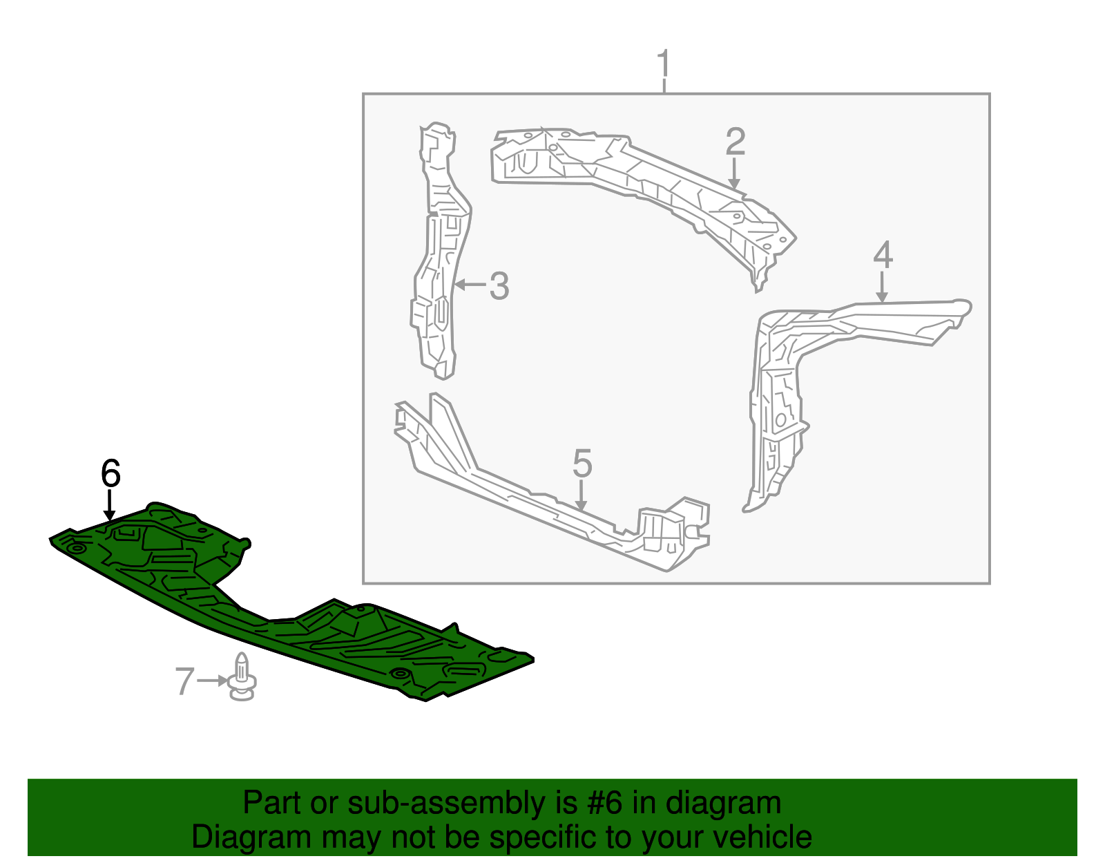 2011-2017 Honda Odyssey Splash Shield 74111-TK8-A00 | Cheaper Honda Parts