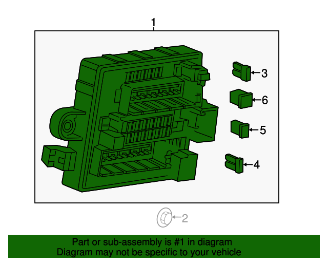 Genuine OEM Battery Distribution Engine Compartment Fuse Block Part ...