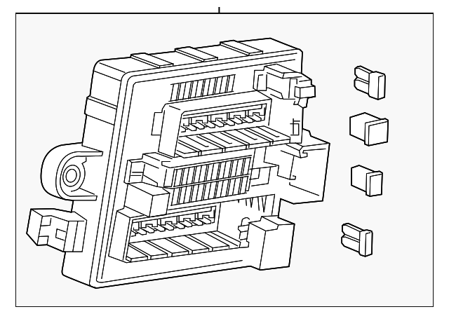 2022 Buick Enclave Battery Distribution Engine Compartment Fuse Block ...