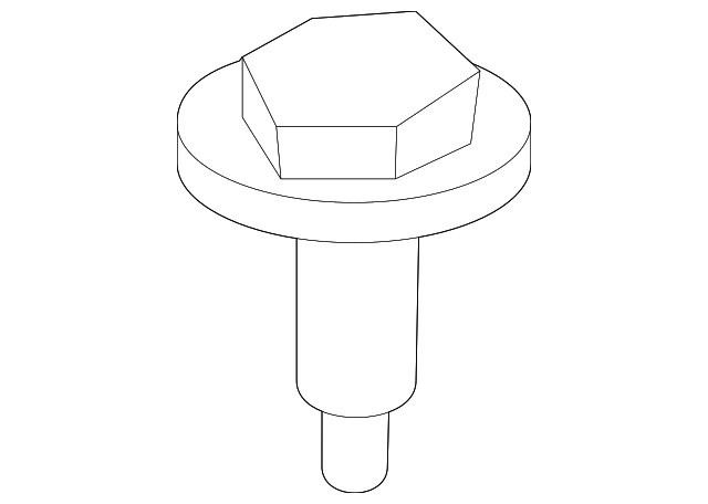 2020-2024 Nissan Headlamp Assembly Bolt 01121-A6031 | TascaParts.com