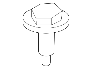 2020-2025 Nissan Headlamp Assembly Bolt 01121-A6031 | Nissan RVA