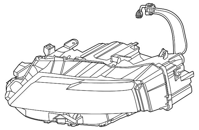 2021 Nissan Rogue Headlamp Assembly 26060-6RR0A | TascaParts.com