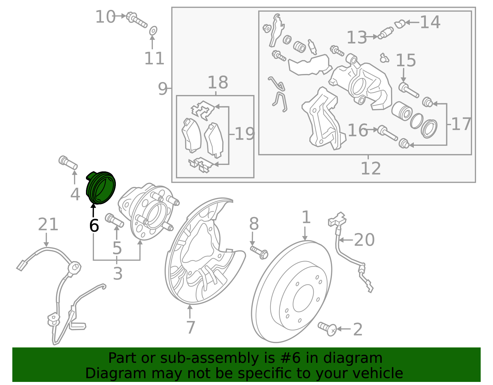 58980-F0000 - ABS Wheel Speed Sensor 2019-2024 Kia Forte | Kia.Parts Store