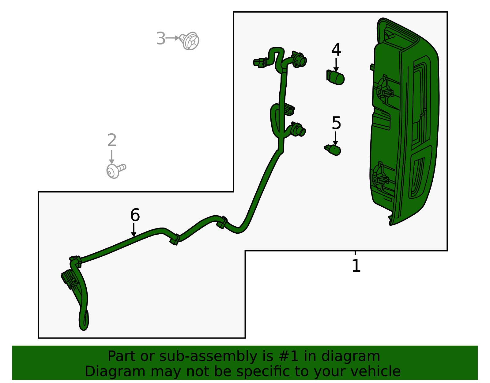 85079088 - Tail Lamp 2020-2023 GMC Sierra 3500 HD | AutoNation Parts