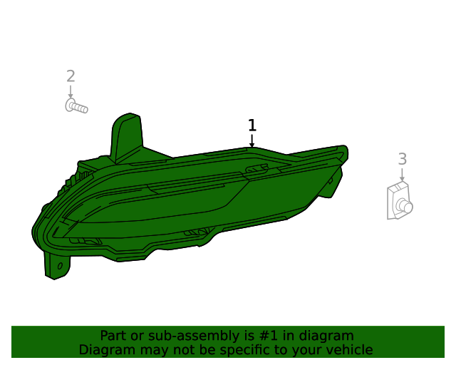 2020-2024 Buick Encore GX Lamp 42716018 GM | GMPartsDirect.com