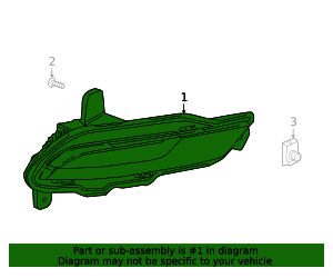 2020-2024 Buick Encore GX Rear Passenger Side Fascia Lower Signal Lamp ...