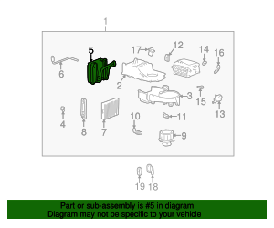 1999-2009 Hyundai Evaporator Core 97610-38000 | Hyundai Wholesale Direct