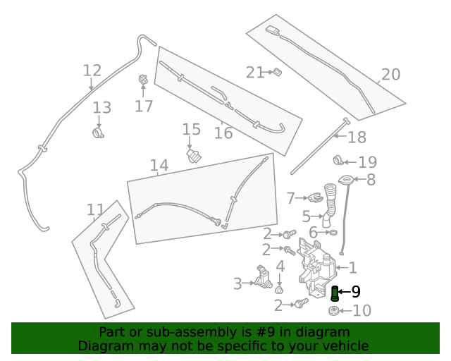 2016-2021 Mazda Fluid Level Sensor NA1P-67-488 | OEM Parts Online