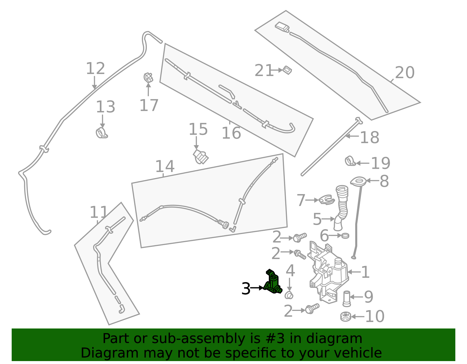dgh967482 - High-Quality Washer Pump for 2016-2025 Mazda | AutoNation Parts