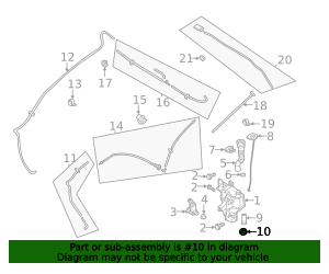 2016-2020 Mazda OEM NEW 2016-2019 Mazda 3 Mexico Built Washer Fluid ...