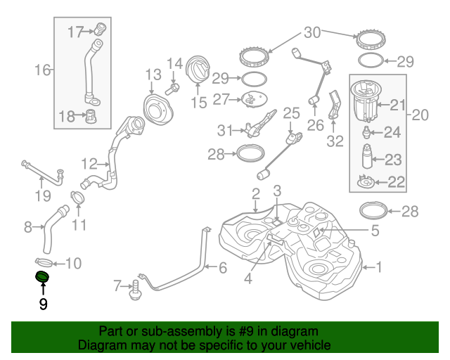 2004-2011 Mazda RX-8 Fuel Tank Pad FE03-42-239 | Florida Mazda Parts