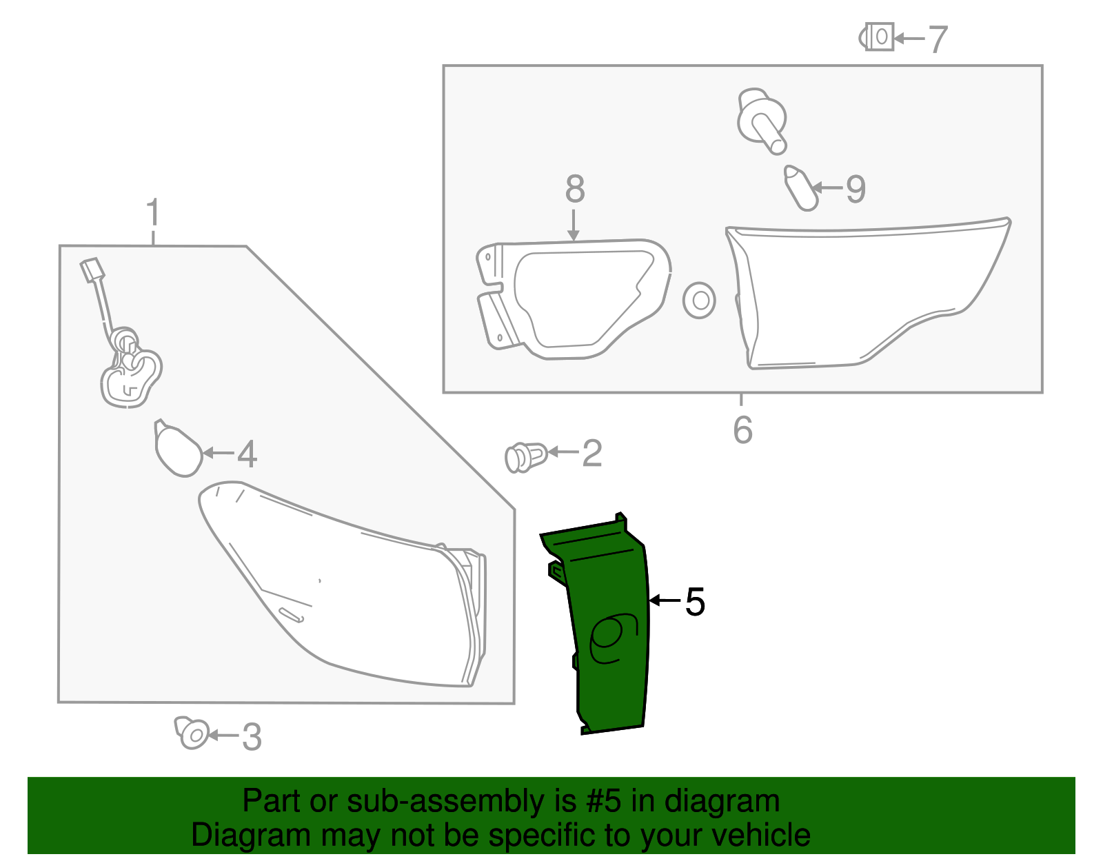 2017-2019 Toyota Highlander Cover 81497-0E010 | Toyota Parts Center