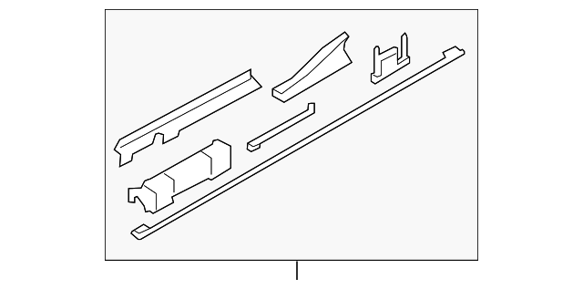 Genuine BMW 54-13-7-386-975 | Slide Rail | FREE Shipping on Most Orders ...