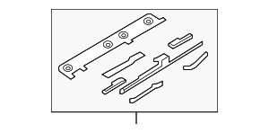 54107198762 - 2007-2018 BMW X5 Slide Rail (54-10-7-198-762) | BMW of ...