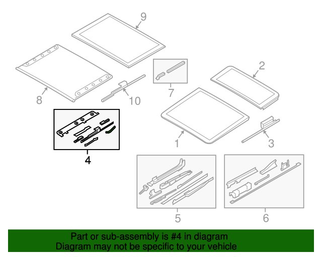 Genuine BMW 54-10-7-198-762 | Slide Rail | FREE Shipping on Most Orders ...