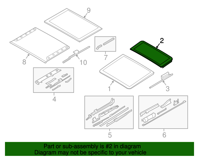 54109463699 - Glass Cover Rear 541010 (54-10-9-463-699) | BMW of South ...