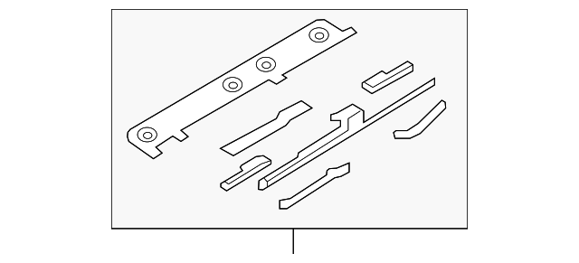 Genuine BMW 54-10-7-198-762 | Slide Rail | FREE Shipping on Most Orders ...