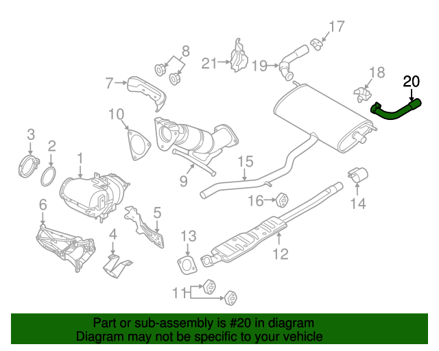 31452663 - Tail Pipe Extension 2018-2021 Volvo XC60 | AutoNationParts.com