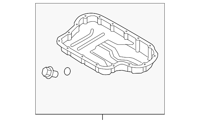 2010-2014 Hyundai Genesis Coupe Oil Pan 21510-2C000 | OEM Parts Online