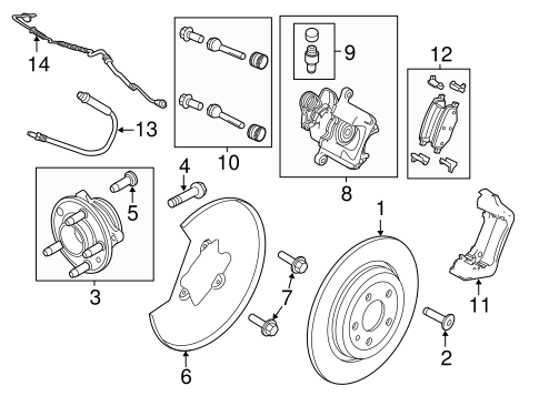 Rear Brakes for 2016 Ford Explorer | Genuine OEM Ford Parts & Accessories